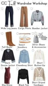 New Wardrobe Checklist and Shopping Links | A capsule wardrobe in ...